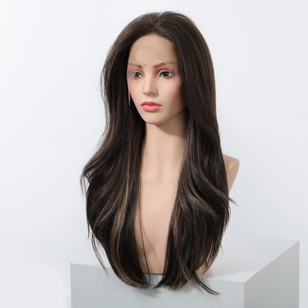 Haircube- New Arrival 24 Inch Librea Lace Chestnut Brown Natural Strai ...
