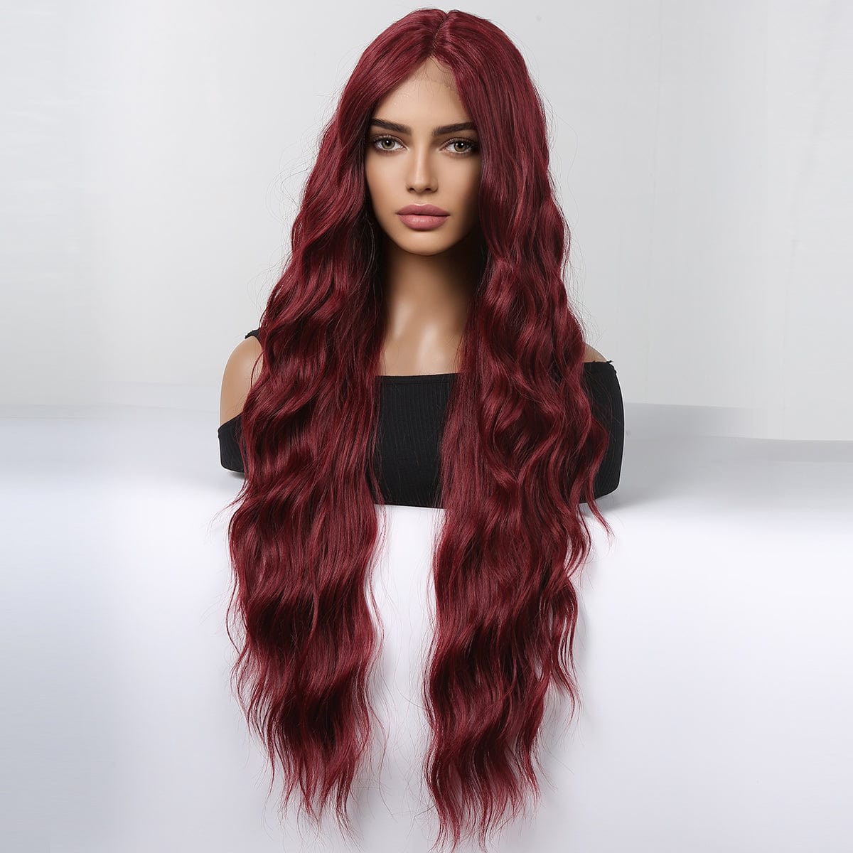 Ariel Inspired Red Water Wave Lace Front Wig by Haircube – HAIRCUBE