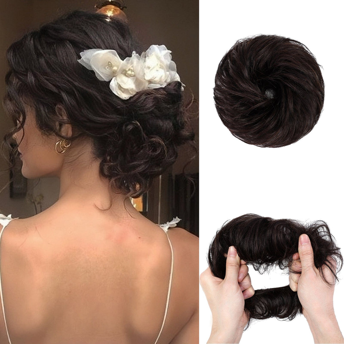 Haircube Signature Messy Bun Collection - Human Hair Extensions – HAIRCUBE