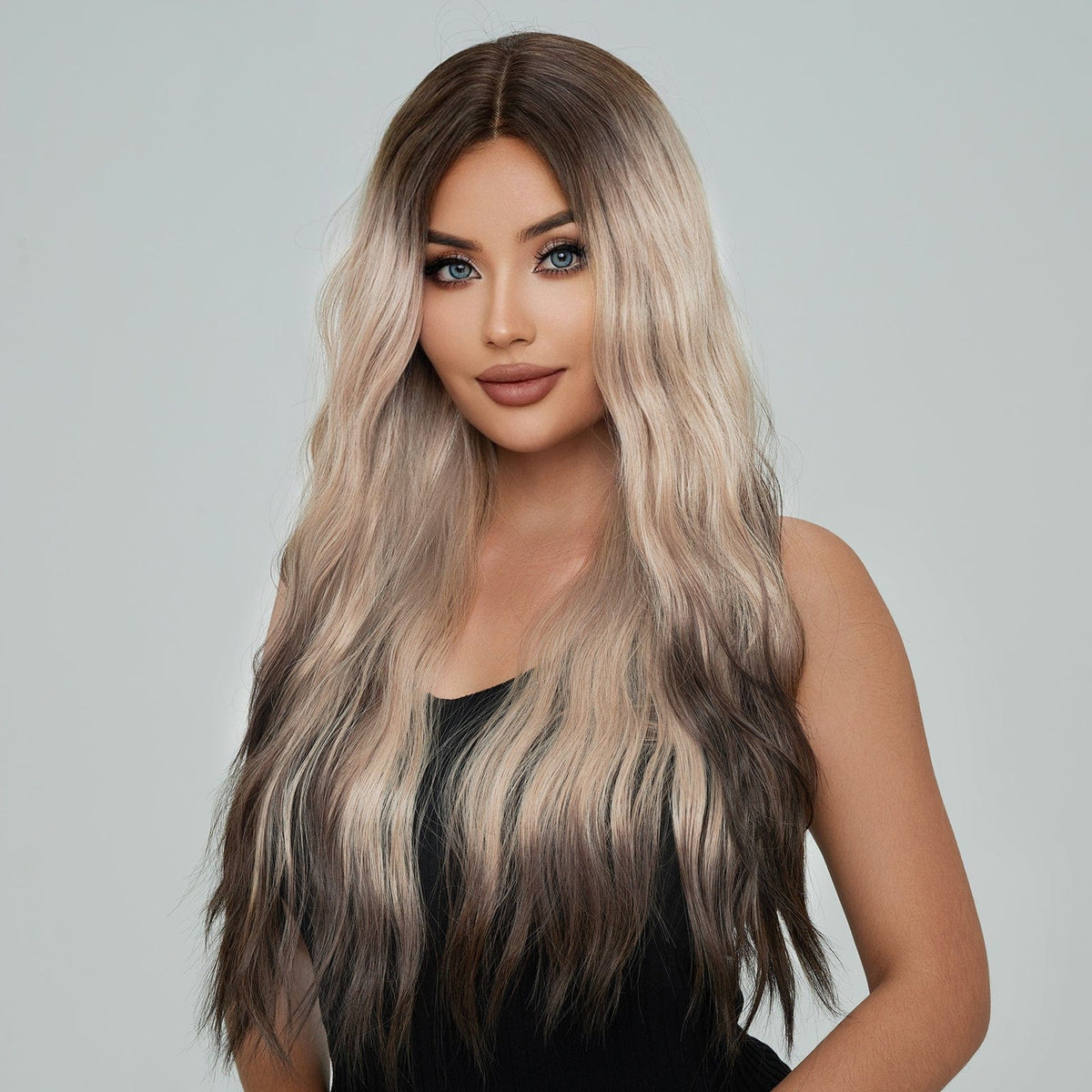 Haircube 23 Inches Beach Waves Lace Front Synthetic Wig-Daphne – HAIRCUBE