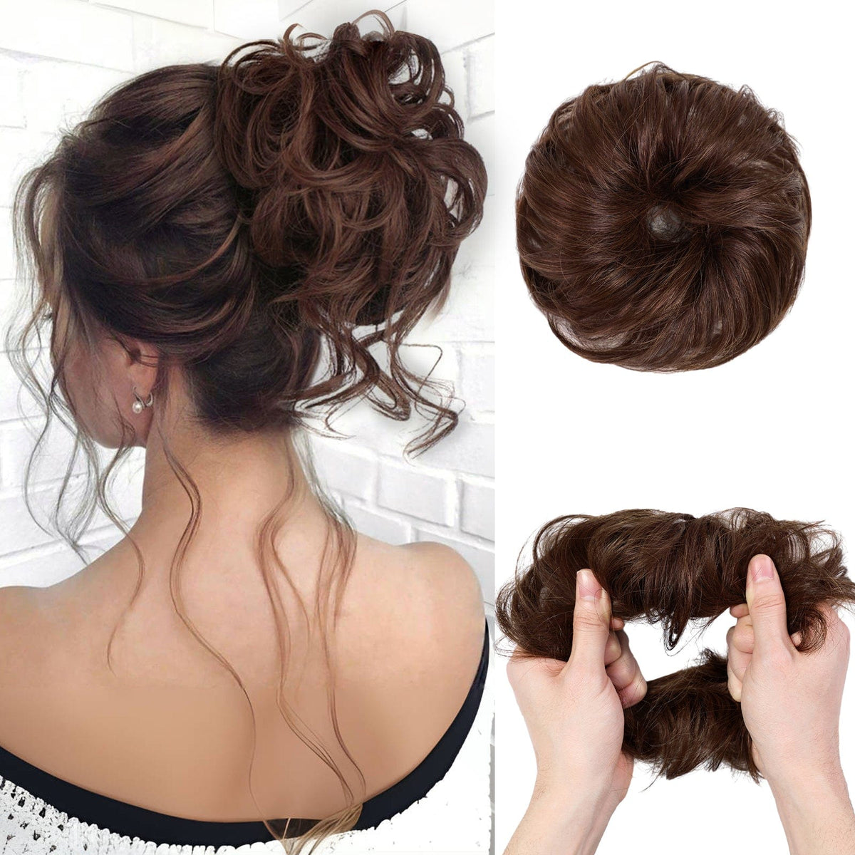 Haircube Signature Messy Bun Collection - Human Hair Extensions – HAIRCUBE