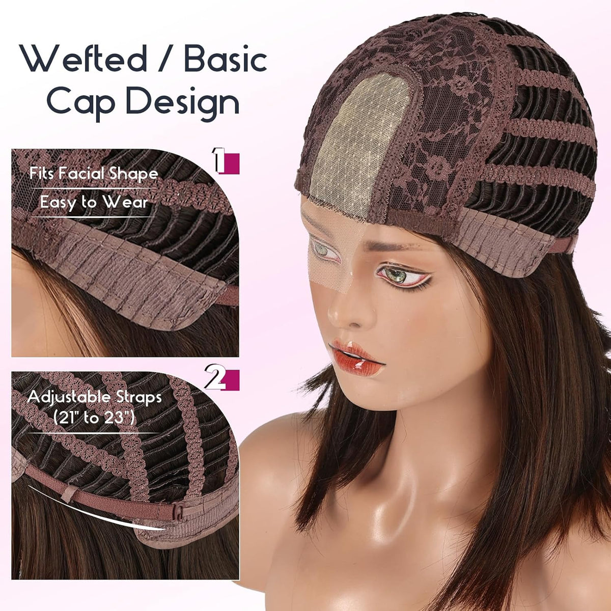 Haircube Classic Black Bob Wig with Lace Front – HAIRCUBE
