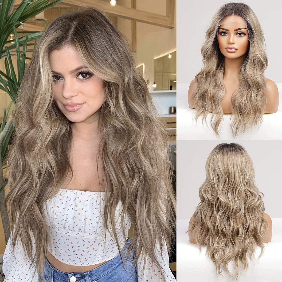Haircube 20 Inches Big Loose Curls Lace Front Synthetic Wig-Kali – HAIRCUBE