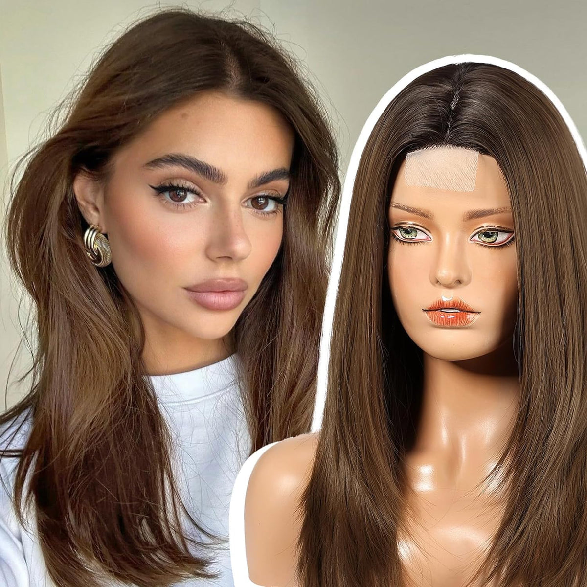 Haircube Premium Long Layered Straight Lace Bob Wig – HAIRCUBE