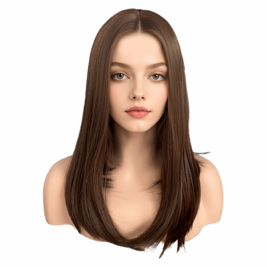 Haircube Chaya Bob Wig: Stunning Brown Longer Length Version Jewish Wi ...