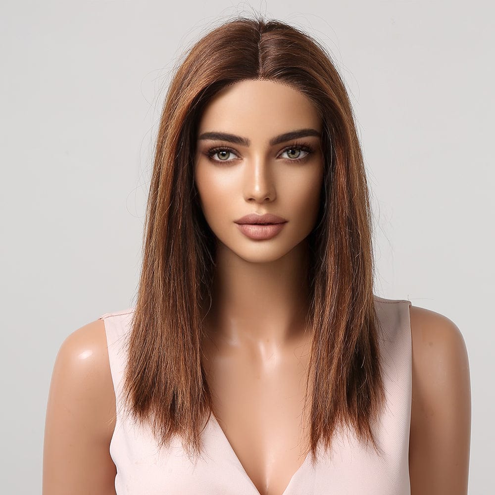 Haircube 18 Inches Straight Lace Front 100% Human Hair Wig - Jalin ...
