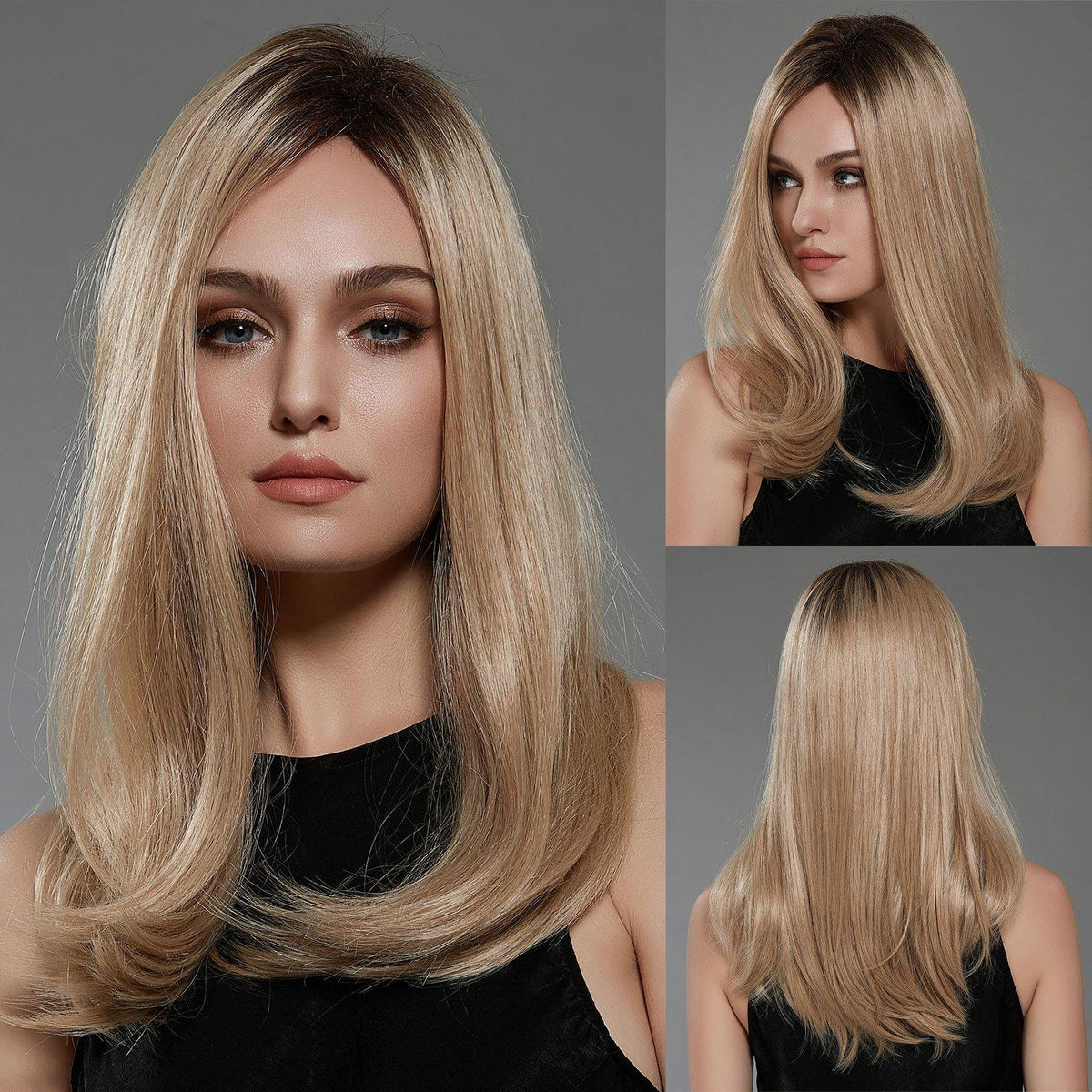 Haircube Medium Long Lace Front Synthetic Wig 🎗 Jordynn – HAIRCUBE