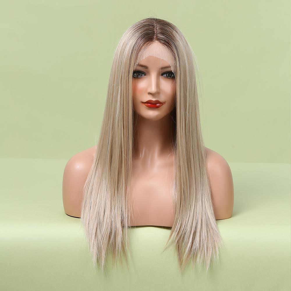 Haircube Long Straight Lace Front Synthetic Wig – HAIRCUBE