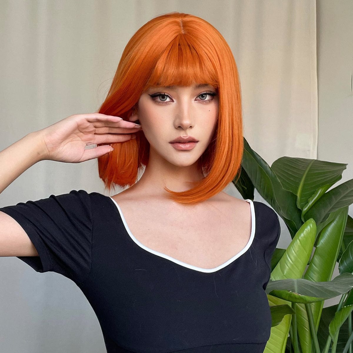 15 Inches Bob Synthetic Wig - Kitsu – HAIRCUBE