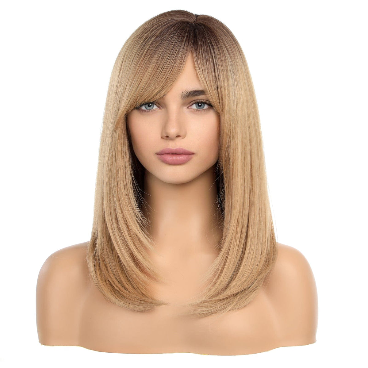 Haircube 2 Shades 18 Inches Natural Wavy Synthetic Wig – HAIRCUBE