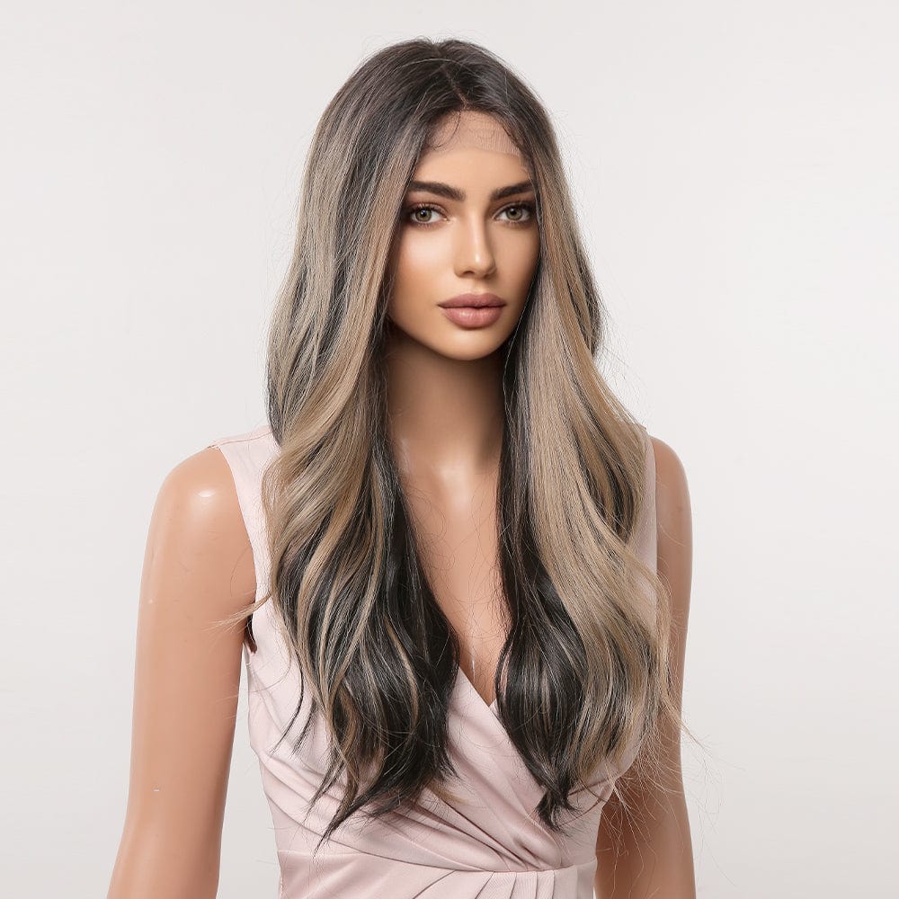 Haircube 19 Inches Layered Curls Lace Front Synthetic Wig-Evie – HAIRCUBE