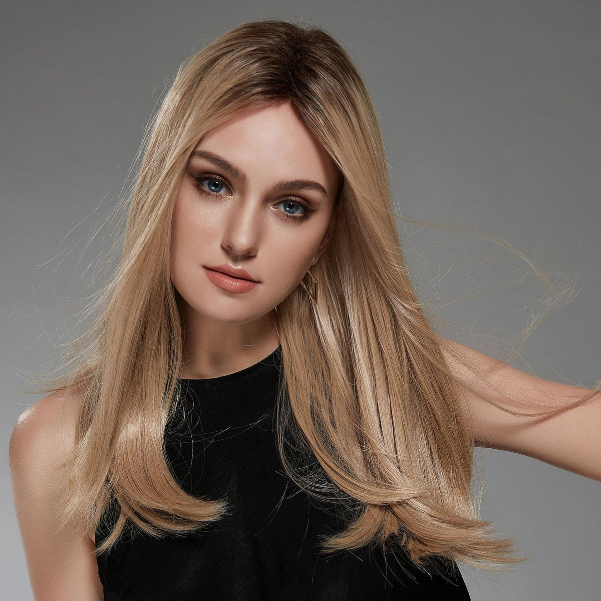 Haircube Medium Long Lace Front Synthetic Wig 🎗 Jordynn – HAIRCUBE