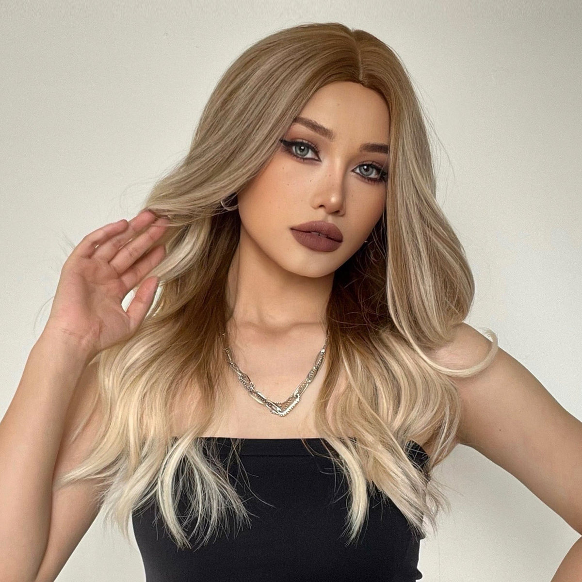 Haircube Middle Part Hair Carlifornia Collection Synthetic Wig 🎗 Ginger ...