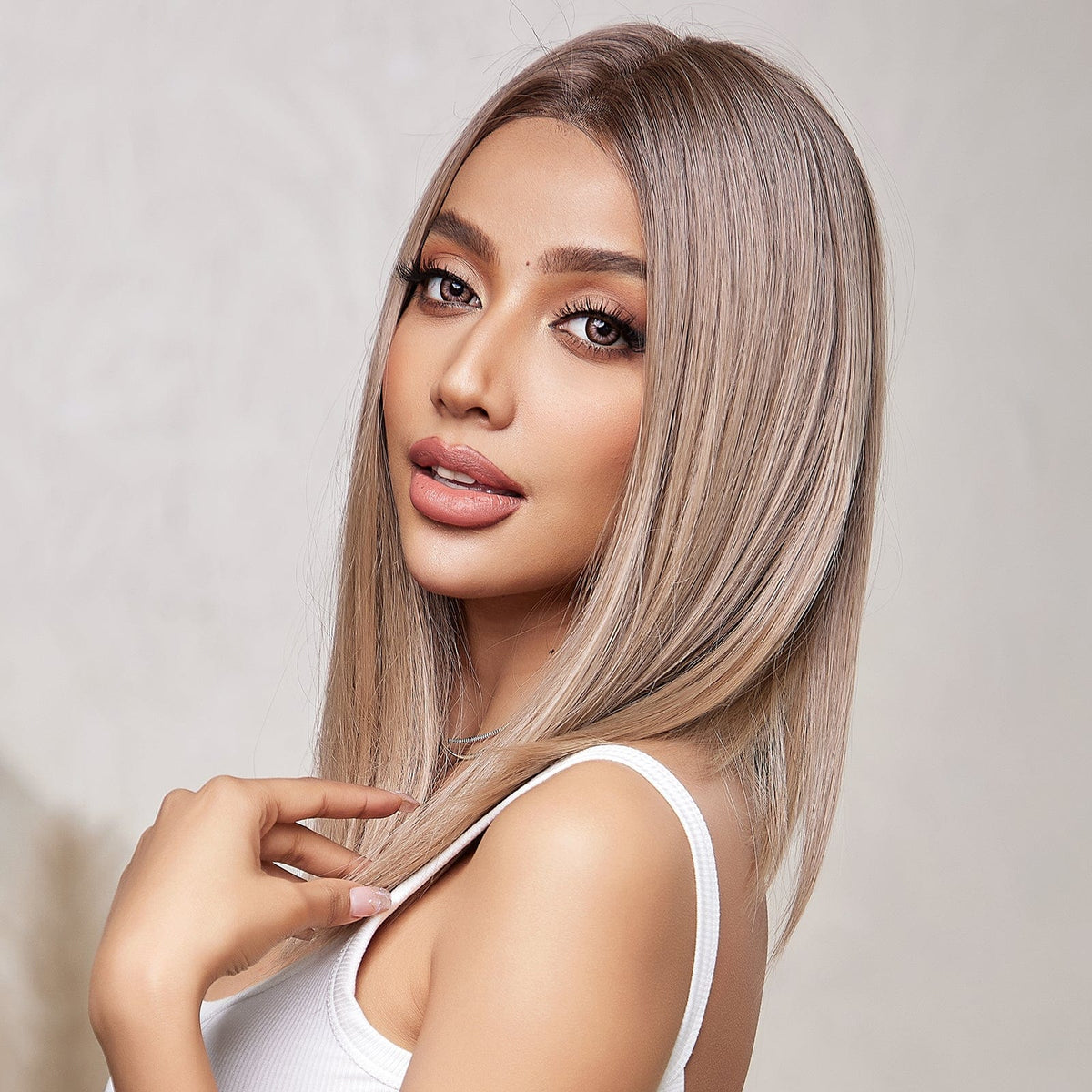 Haircube 15 Inches Natural Bob Lace Front Synthetic Wig - Isla – HAIRCUBE