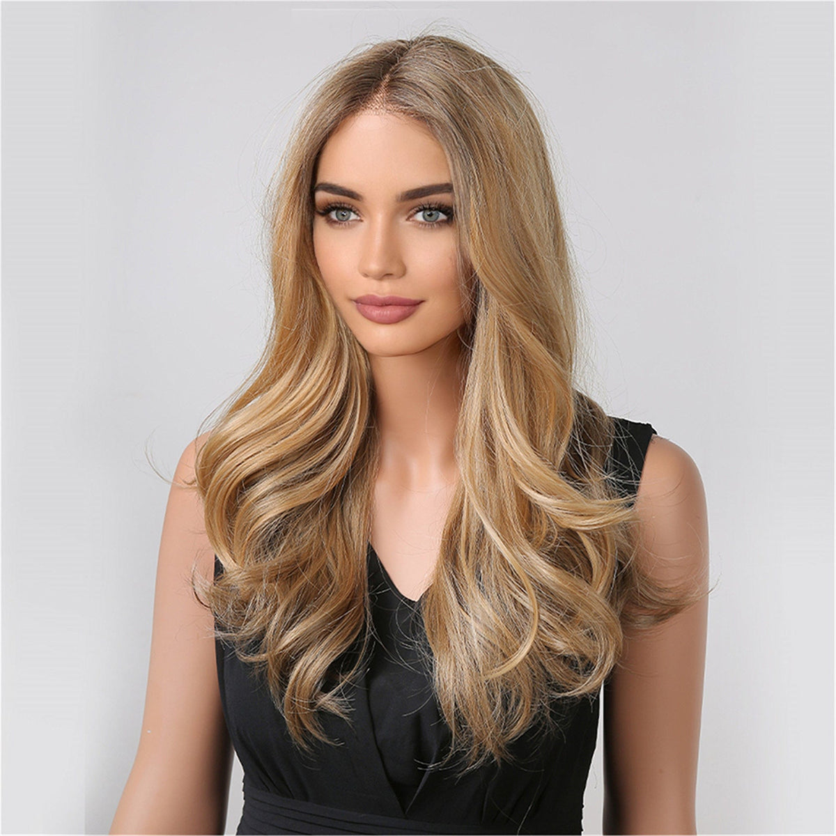 Haircube 21 Inches Old-Hollywood Curls Lace Front Synthetic Wig ...