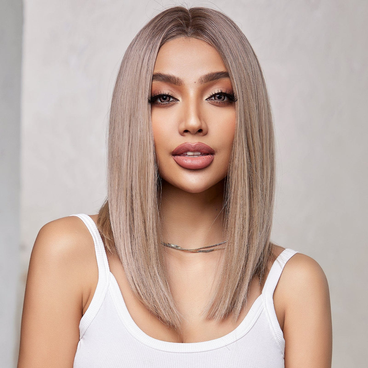 Haircube 15 Inches Natural Bob Lace Front Synthetic Wig - Isla – HAIRCUBE