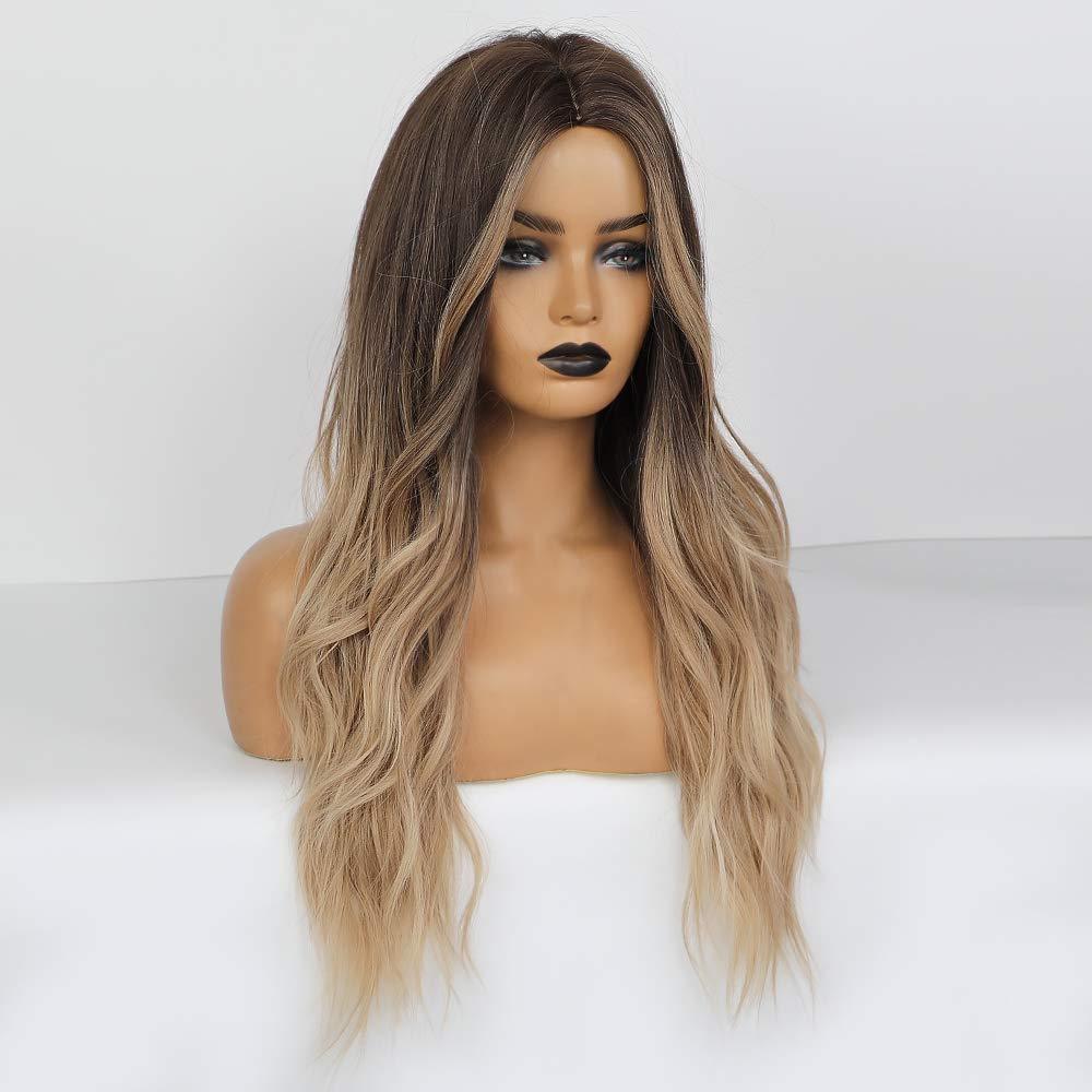 Haircube Ombre Brown Wigs Long Wavy Wig – HAIRCUBE