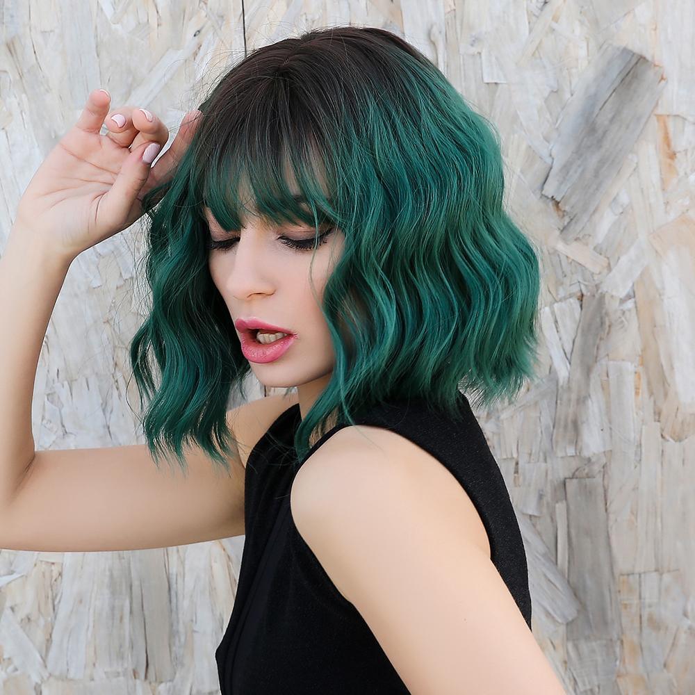 Haircube Ombre Green Synthetic Wig – HAIRCUBE