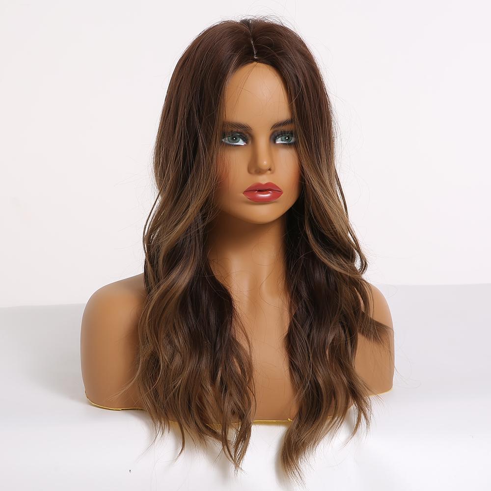 Haircube Middle Part Hair Carlifornia Collection Synthetic Wig 🎗 Ginger ...