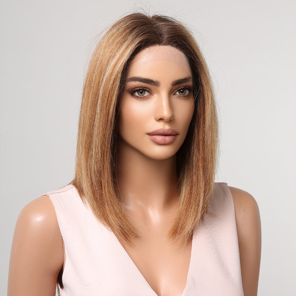 Haircube 15 Inches Bob Lace Front 100% Human Hair Wig - Jovita – HAIRCUBE