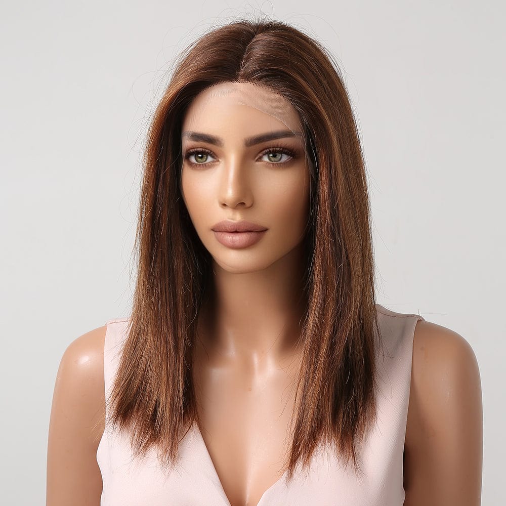 Haircube 18 Inches Straight Lace Front 100% Human Hair Wig - Jalin ...